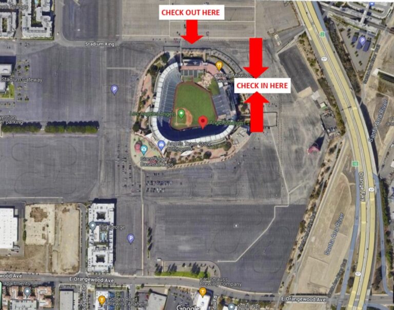 Angel Stadium Map – Cookie Program