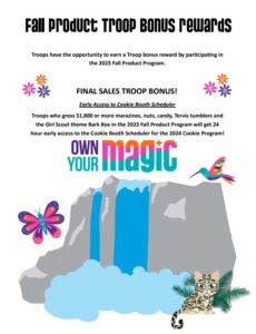 Fall Product Program